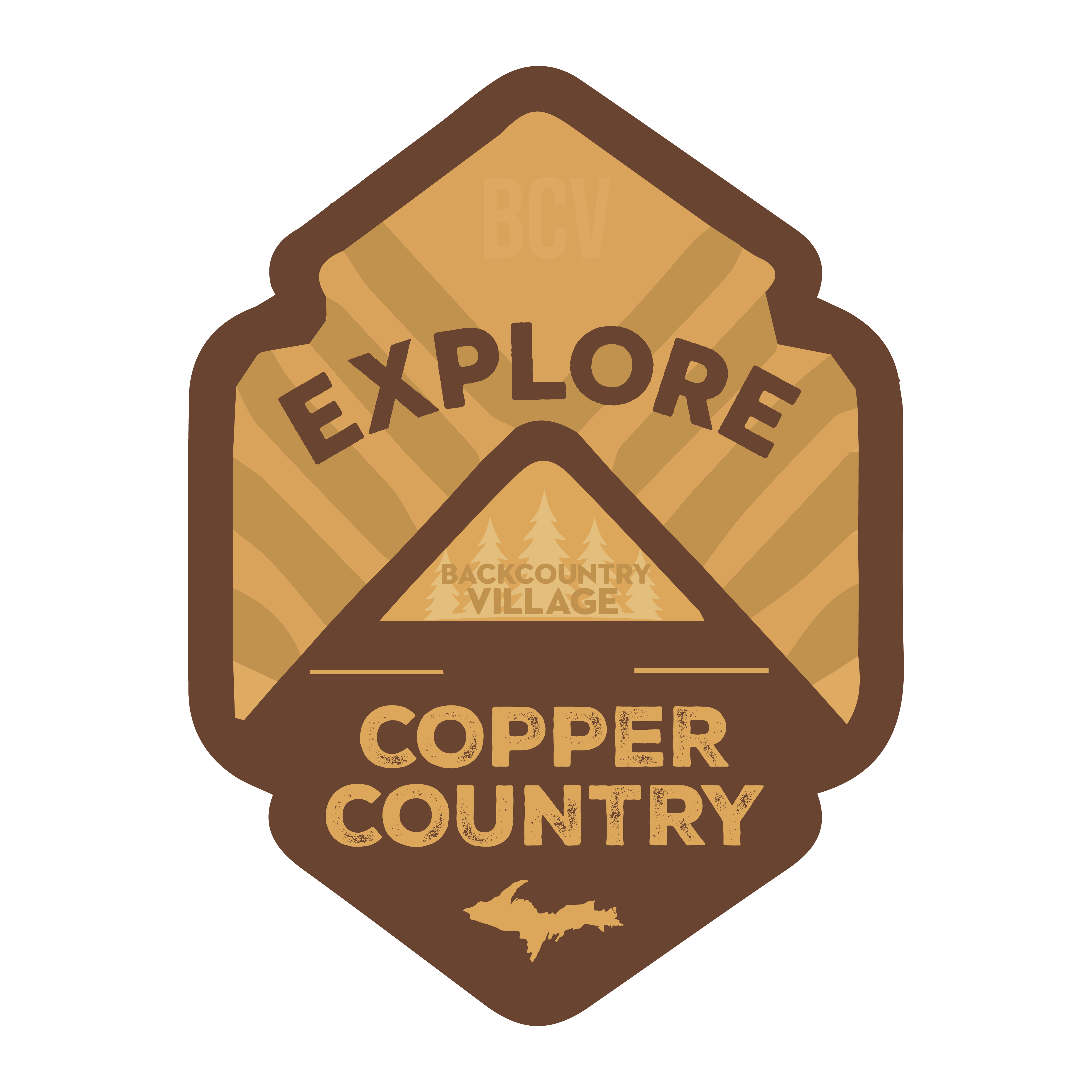 Copper Country Sticker – Backcountry Village