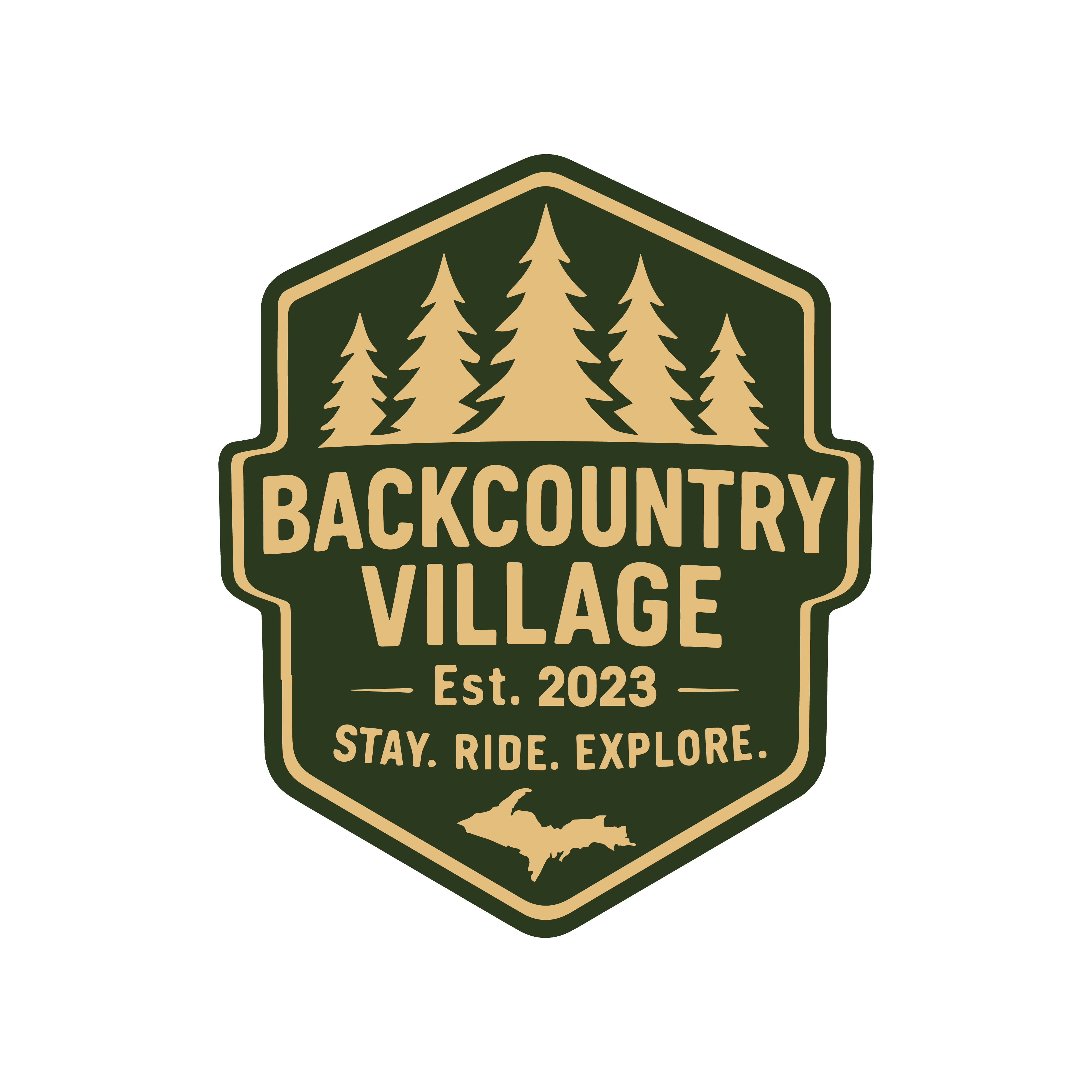 BCV Shield Sticker – Backcountry Village